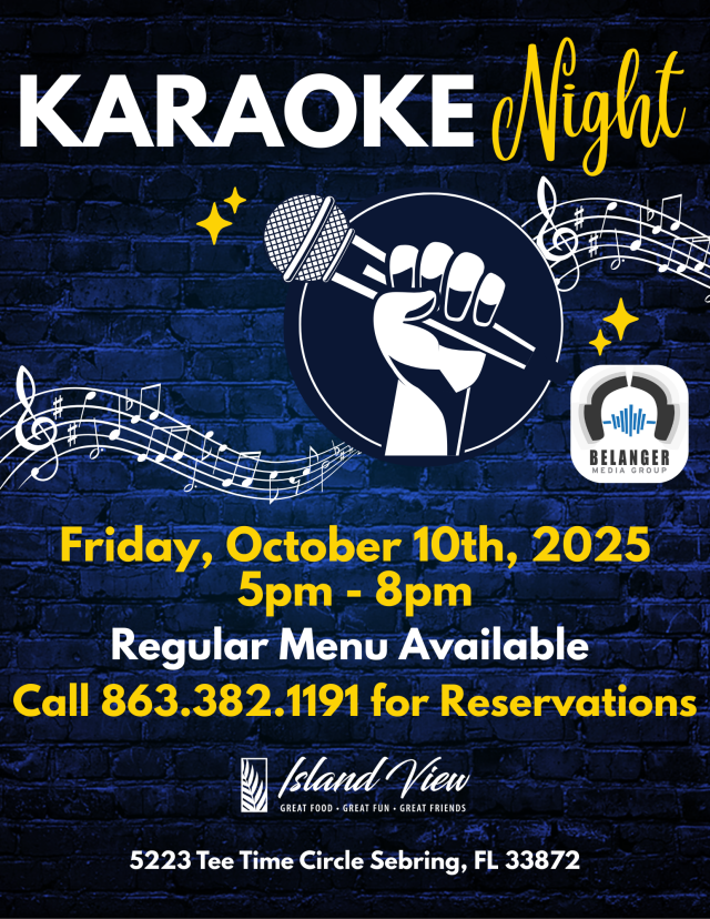 Karaoke Night - Sun 'N Lake Golf Club
